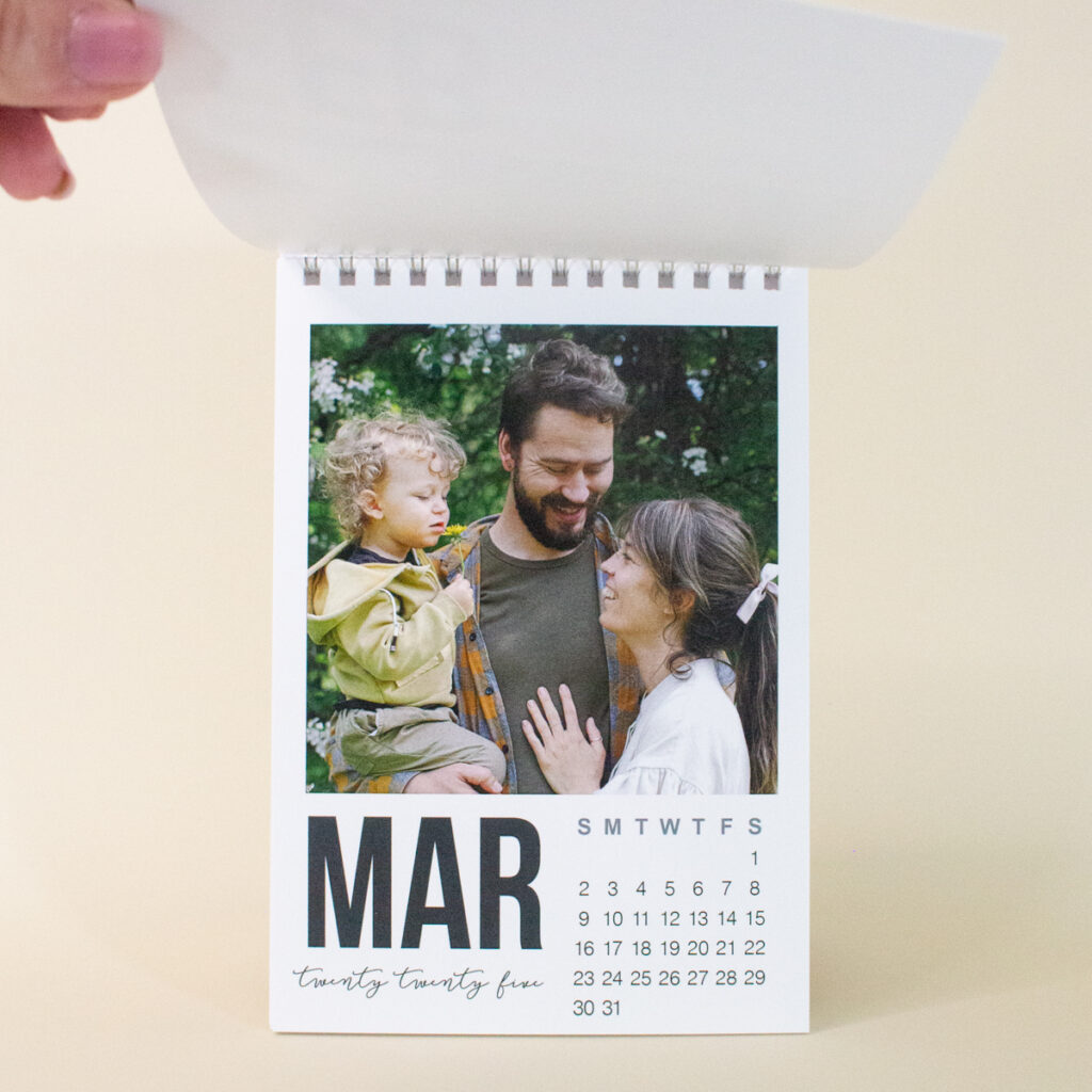 Desk Flip Photo Calendar | 2025 Calendar