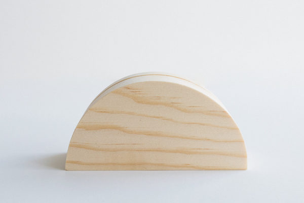 Half Moon Wood Photo Stand • Persnickety Prints