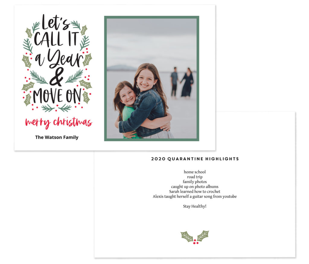 Most Popular 2020 Christmas Cards • Persnickety Prints