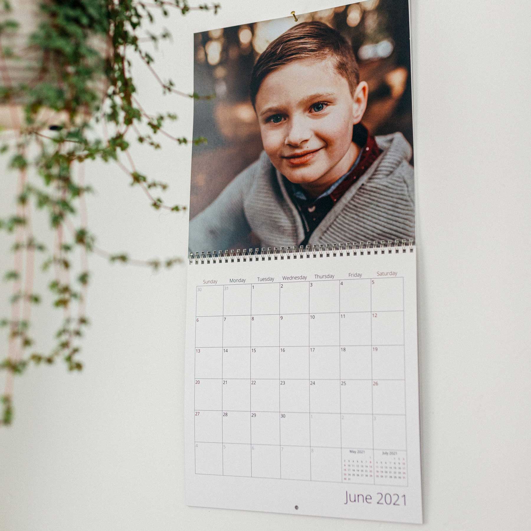 8.5x11 Wall Calendar