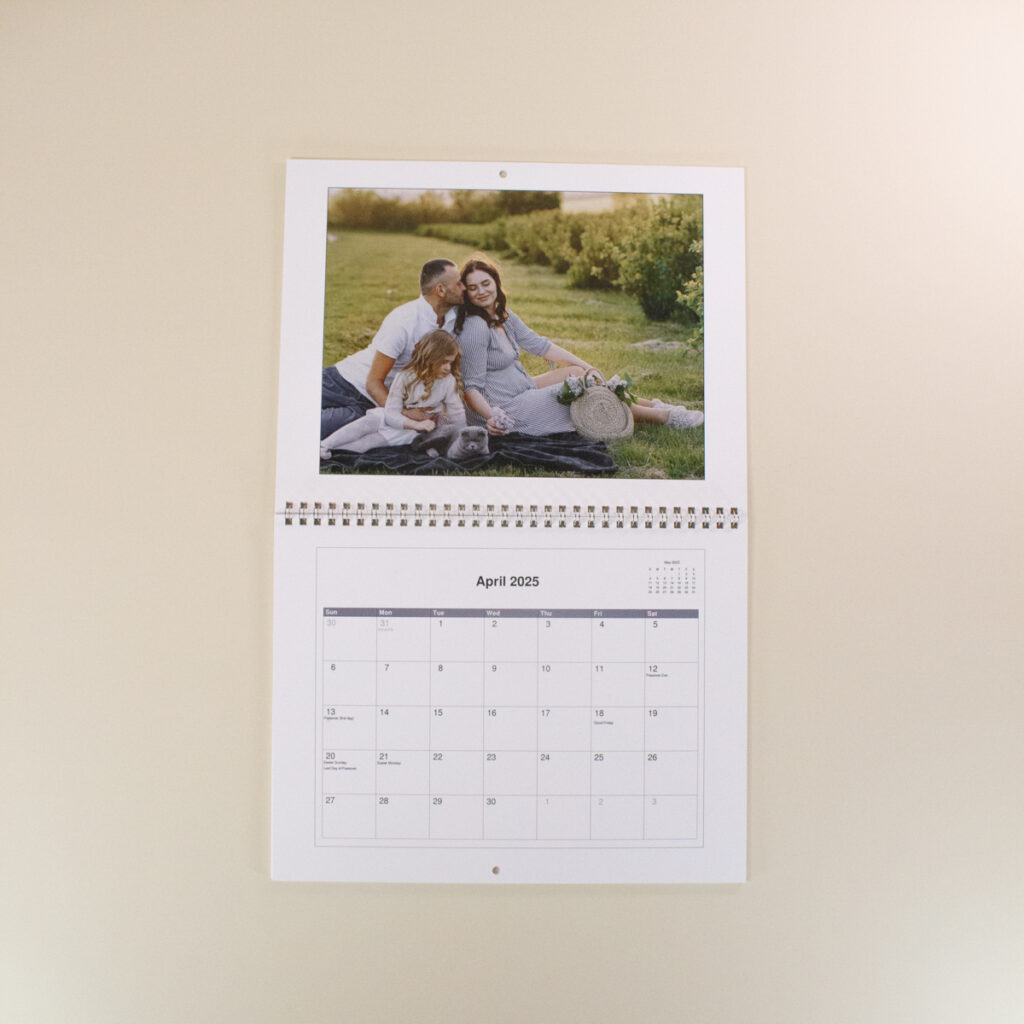 Custom 8.5x11 Wall Calendar
