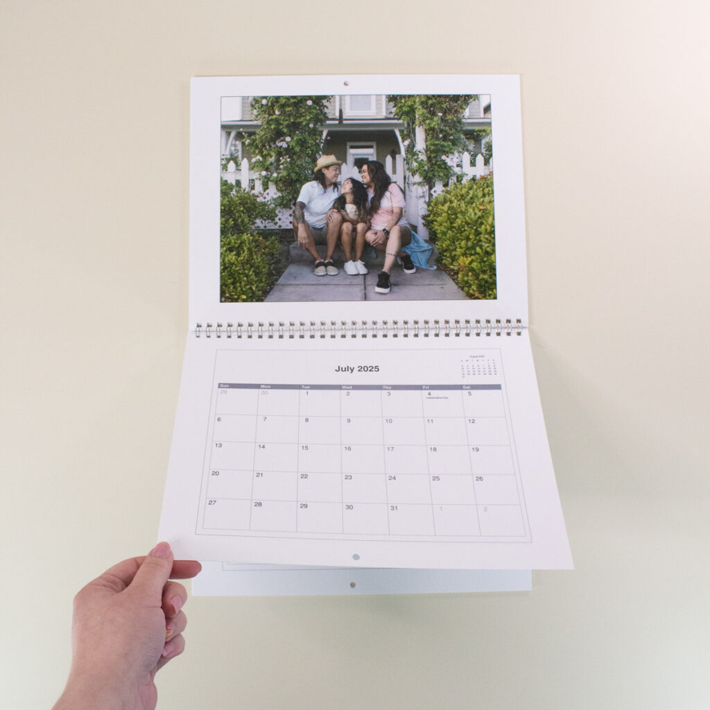 Custom 8.5x11 Wall Calendar