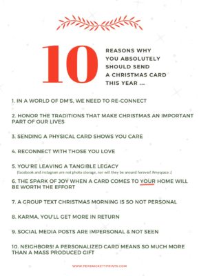 10 Reasons Why You Should Send Christmas Cards