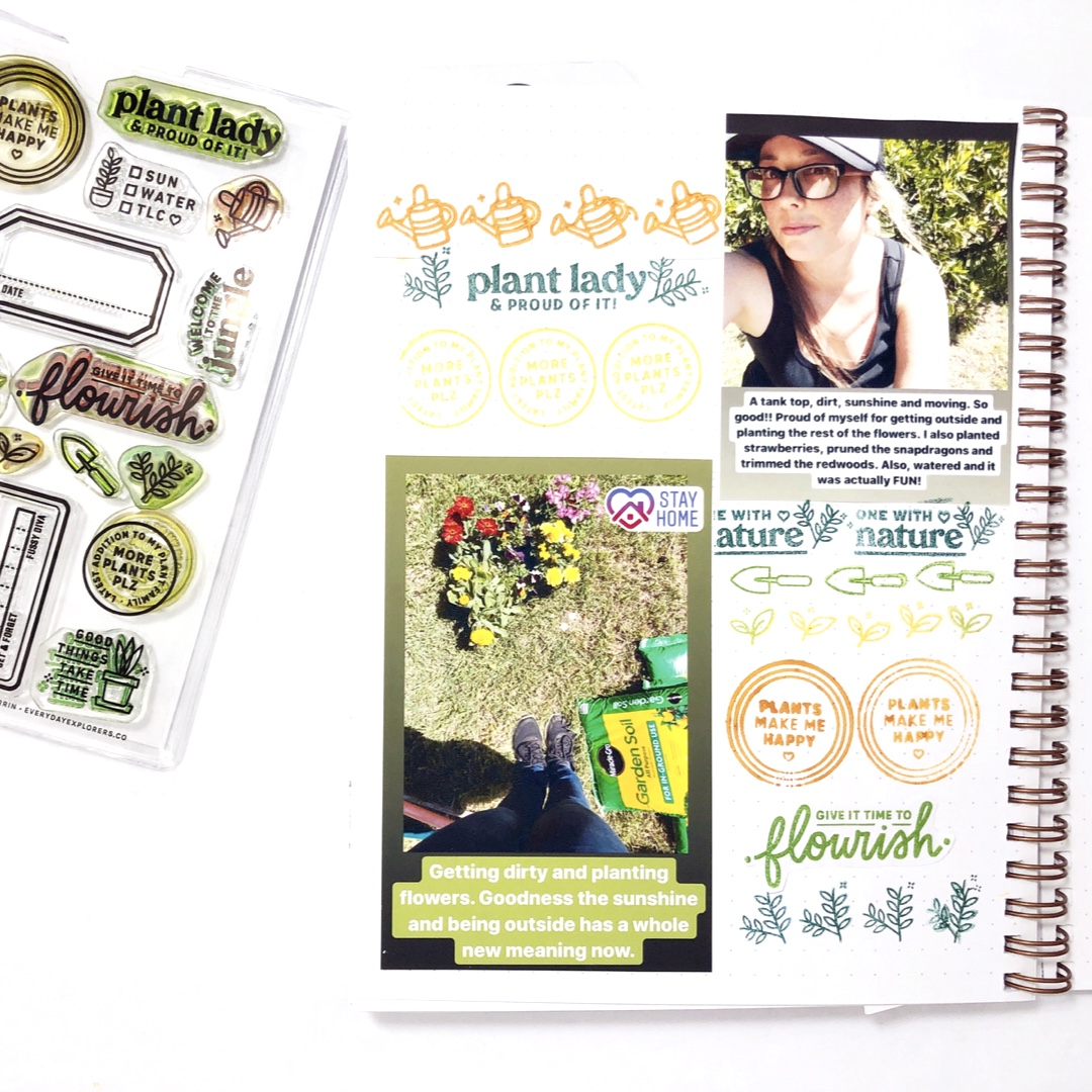 2020 Covid Journal flip through with Sabrina Poole • Persnickety Prints