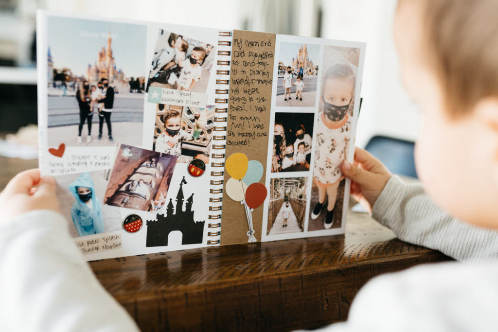 4-Year-Old Documents Disney with a Journal • Custom Journal Cover