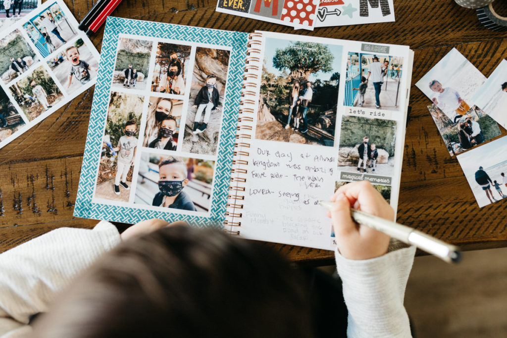 4-Year-Old Documents Disney with a Journal • Custom Journal Cover