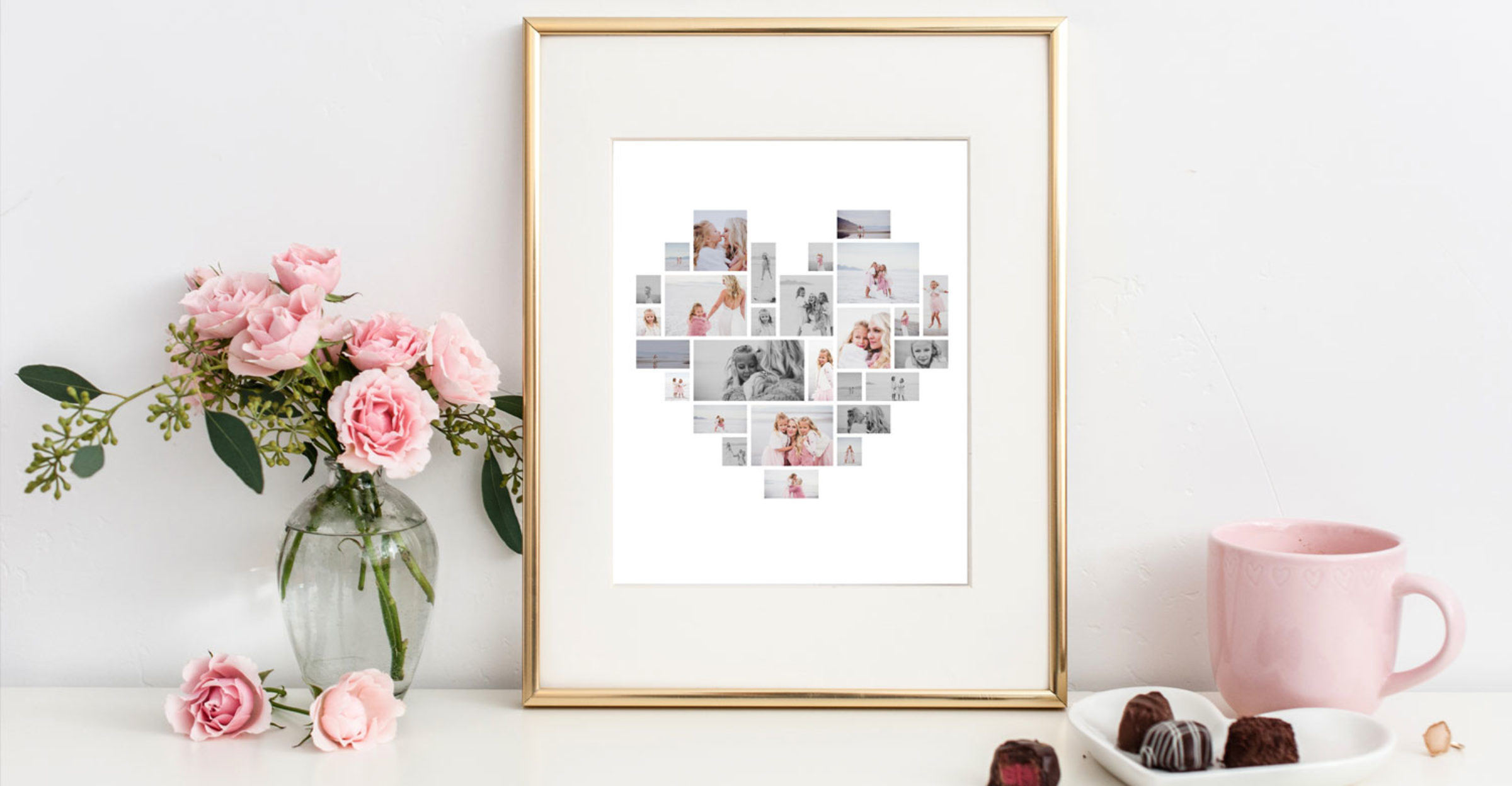 Heart Photo Collage • Persnickety Prints