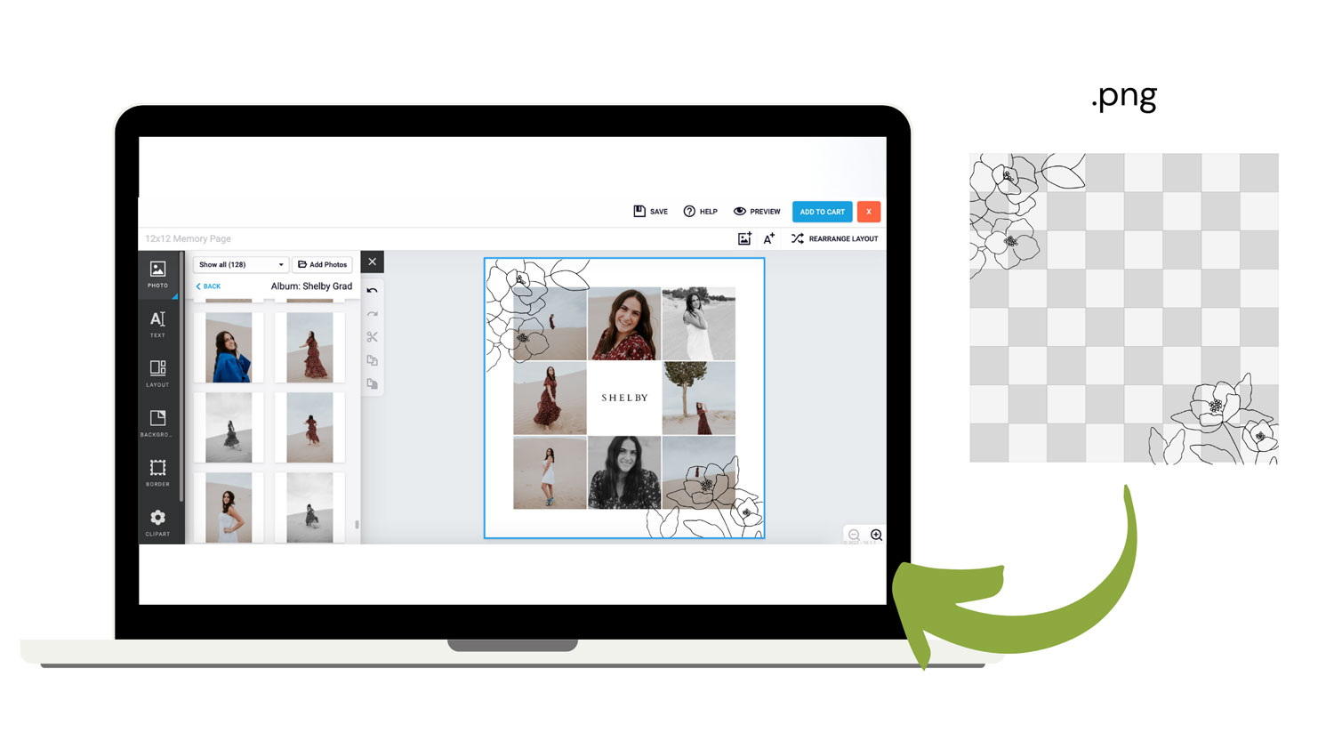 How to Make a Digital Memory Page • Persnickety Prints
