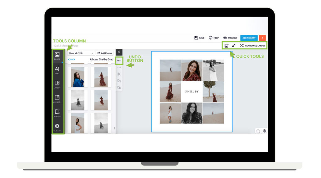 How to Make a Digital Memory Page • Persnickety Prints
