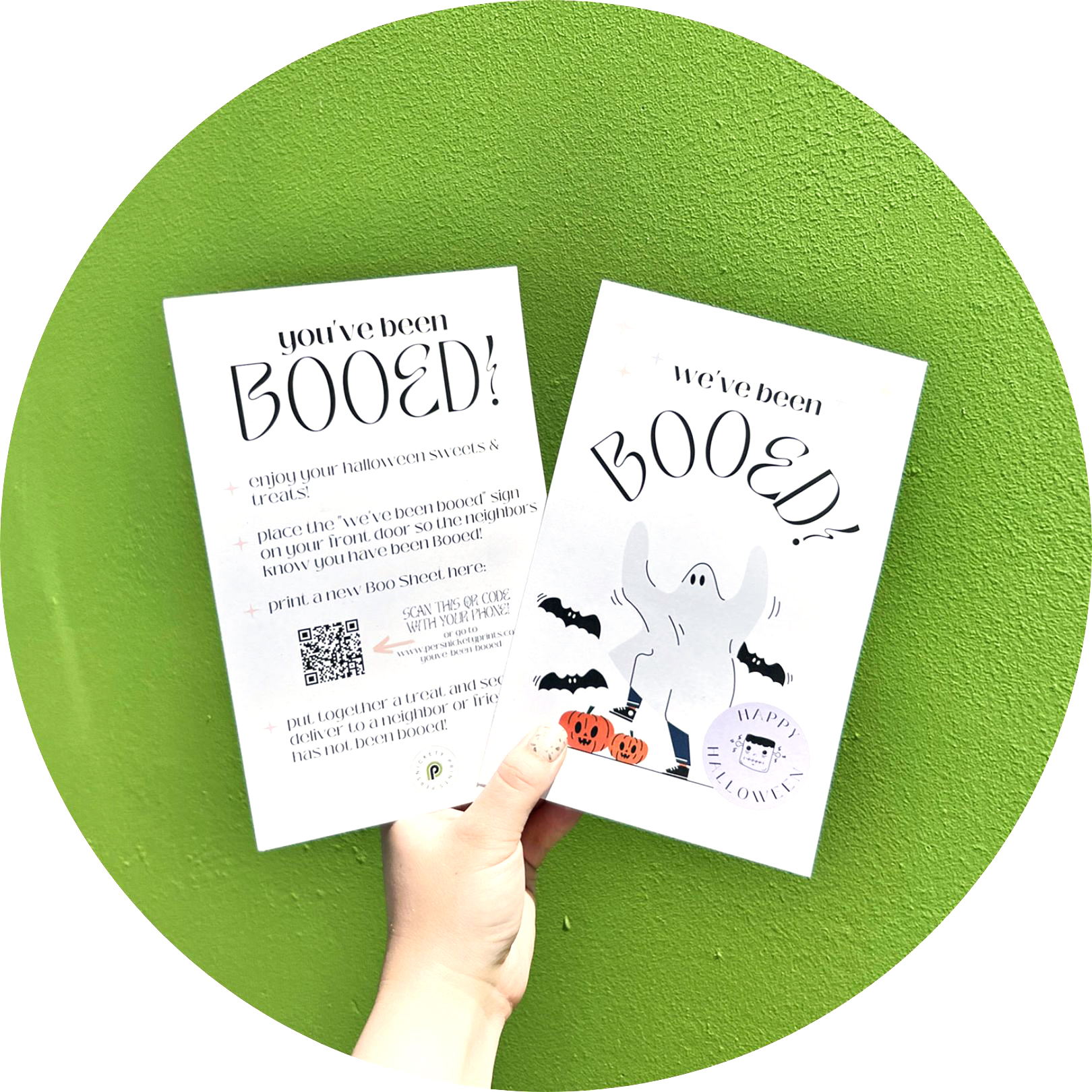 You've Been Booed! • Persnickety Prints