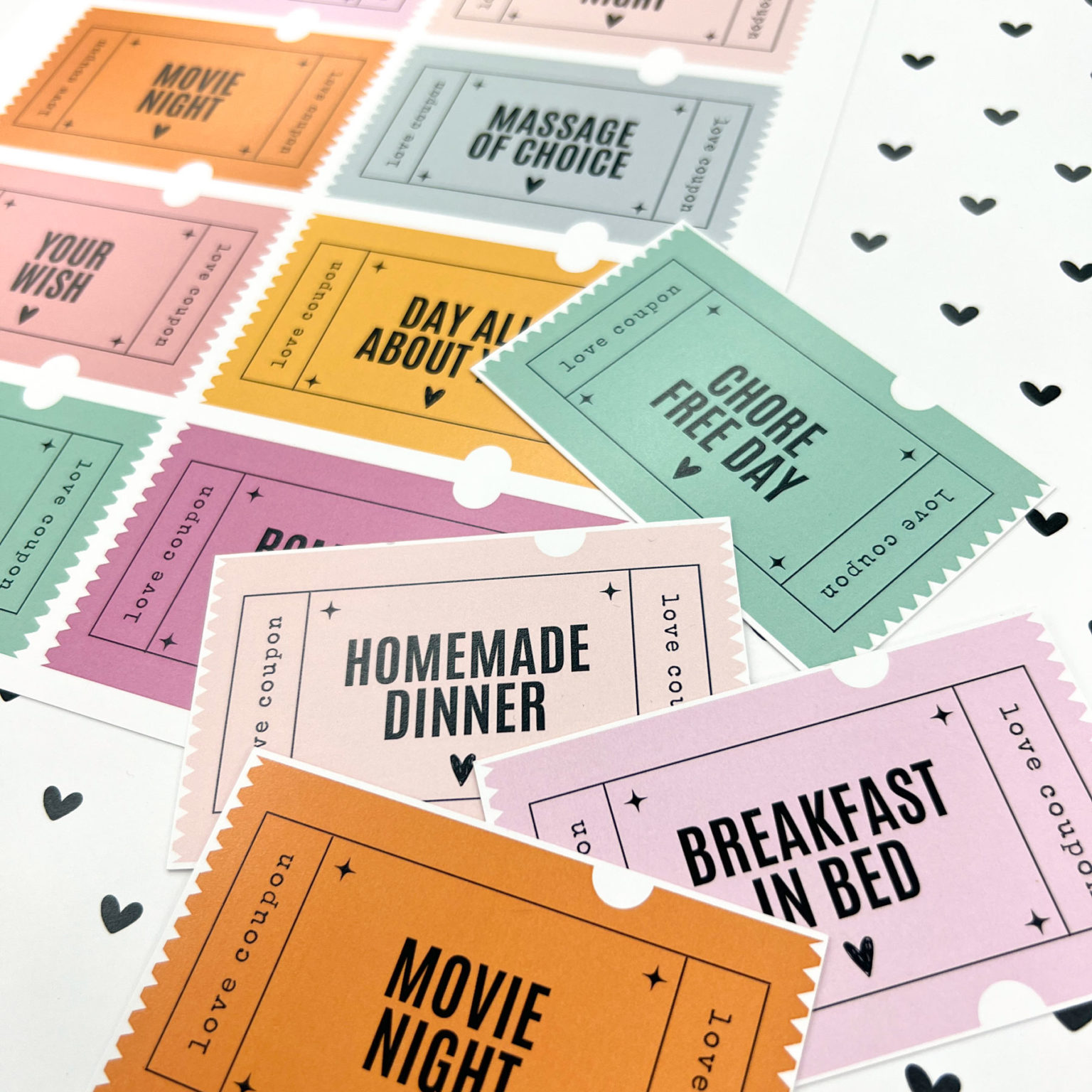 Free Valentine's Coupon Printable • Persnickety Prints