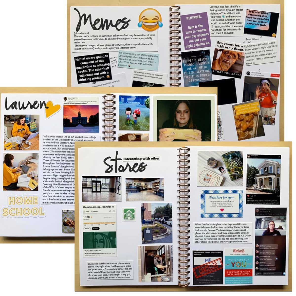 12 Journaling Prompts for the Covid-19 Pandemic- Custom Journal