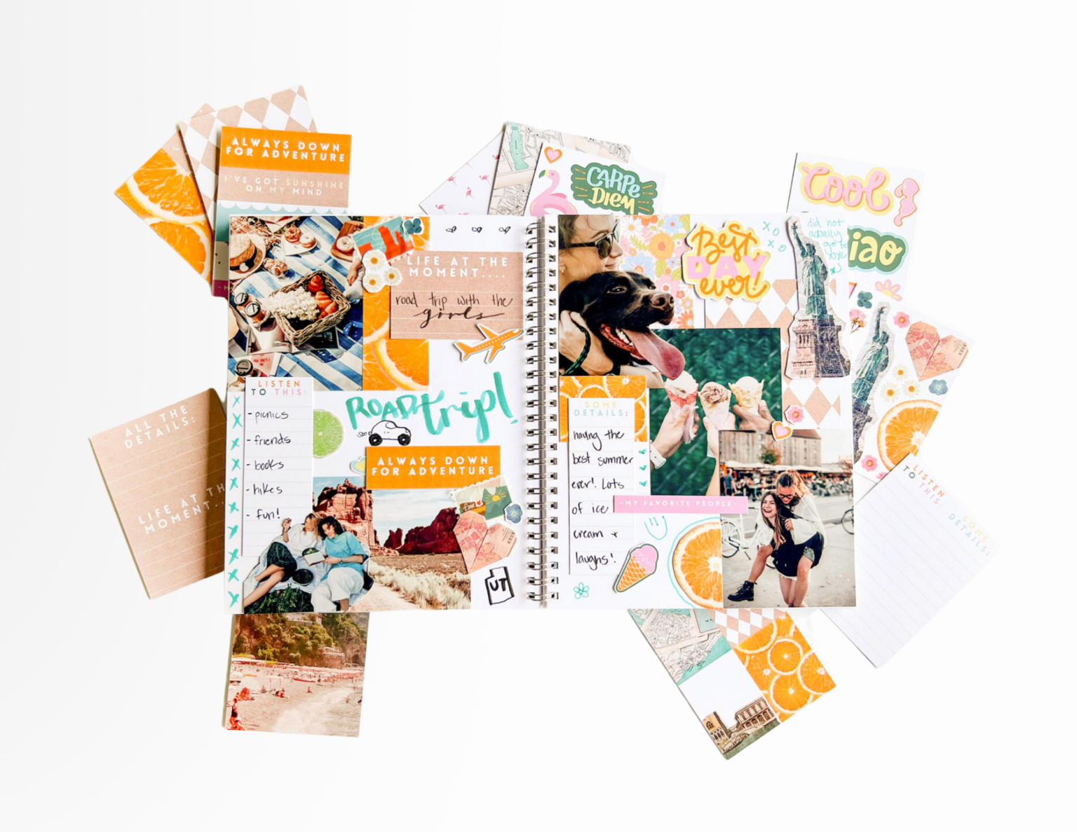 Free Journaling Cards for Summer • Persnickety Prints