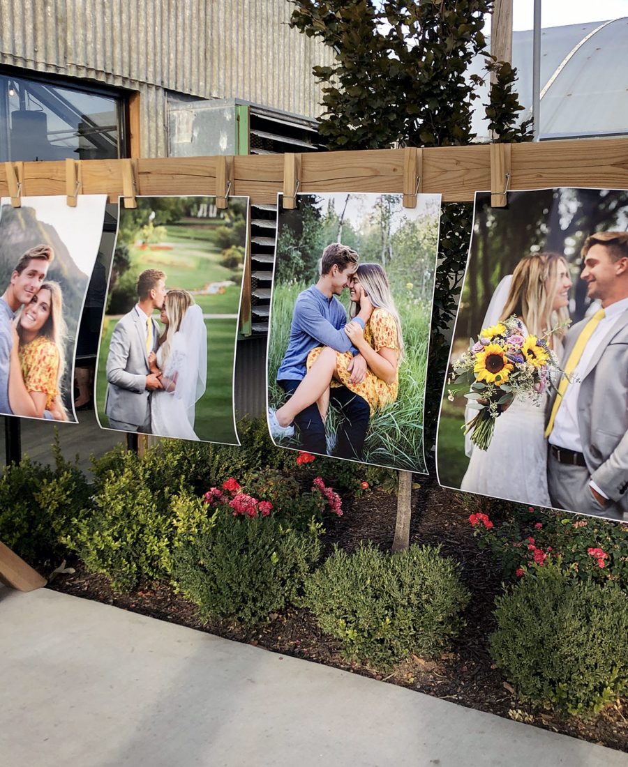 6 Photo Display Ideas for Your Wedding